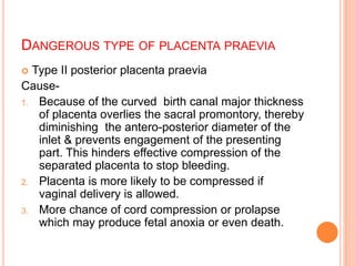 Placenta Praevia.pptx | Pregnancy | Reproductive Health