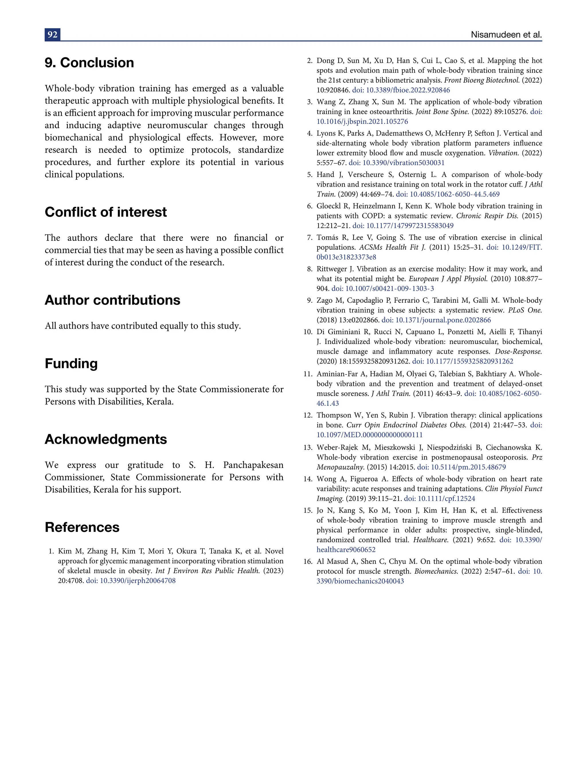 Whole-Body vibration therapy: an overview | PDF