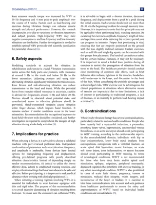 Whole-Body vibration therapy: an overview | PDF