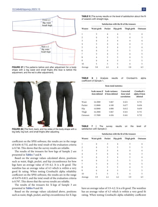 Adjustment of patterns of women’s trousers on the base of the lower ...