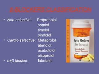 BETA -BLOCKERS AND GLAUCOMA | PPT