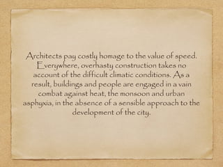 Bijoy jain Architects Seminar | PPT