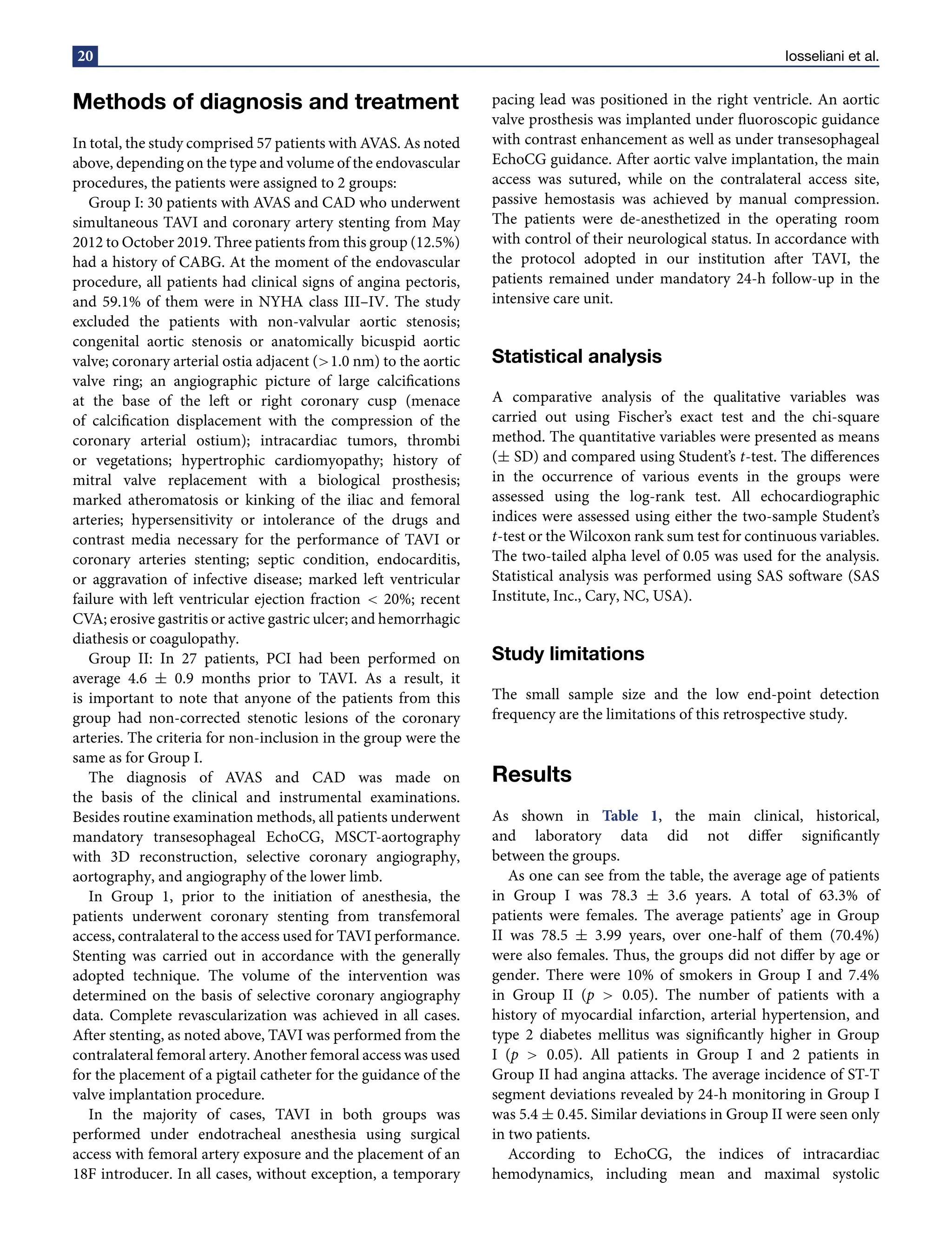 Simultaneous transfemoral endovascular procedures for aortic valve ...