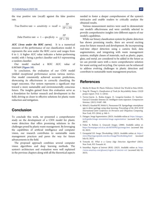 CNN-based plastic waste detection system | PDF