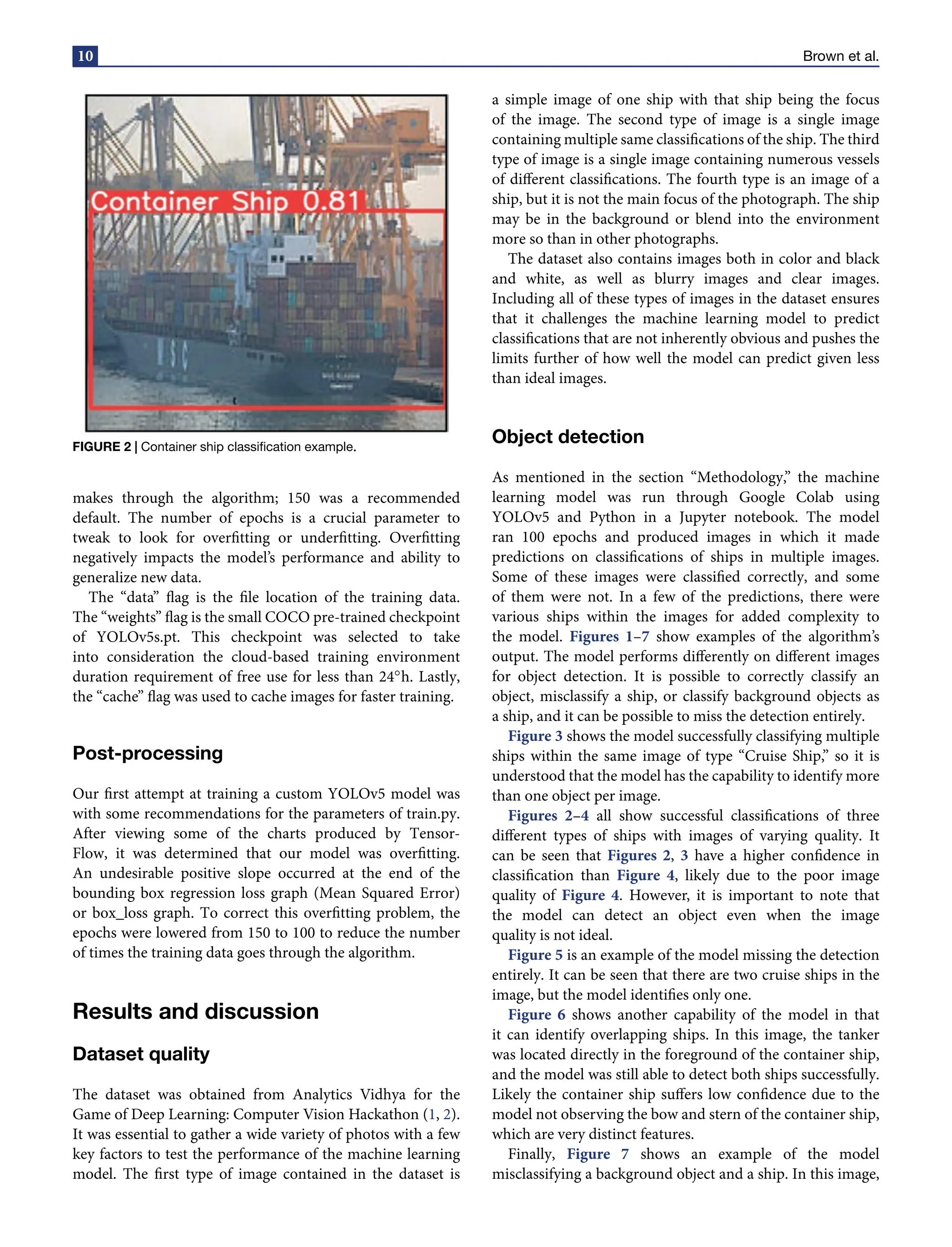 Object Detection And Ship Classification Using Yolov5 Pdf