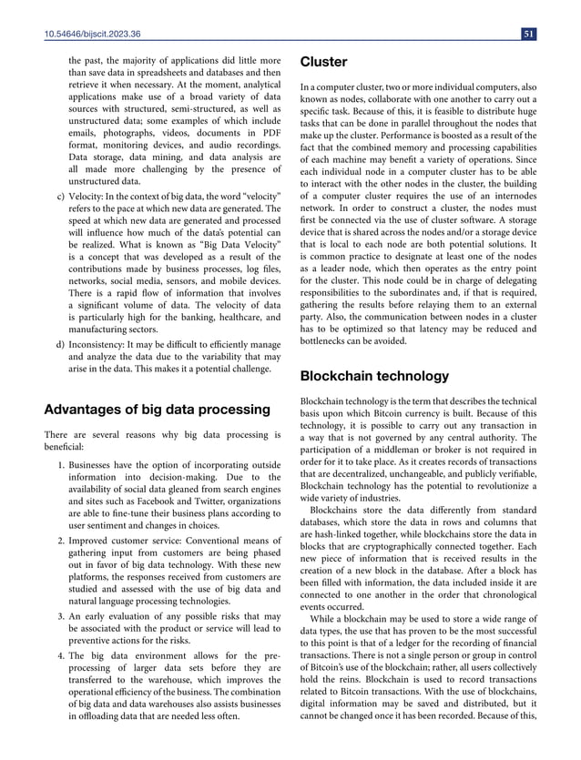 An Improvement In The Safety Of Big Data Using Blockchain Technology Pdf
