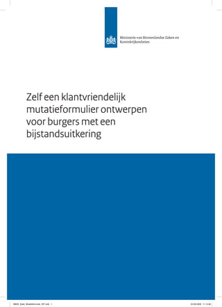 Bijstand Mutatieformulier | PDF