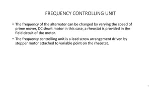 microprocessor based automatic synchroniser (8085) | PPTX