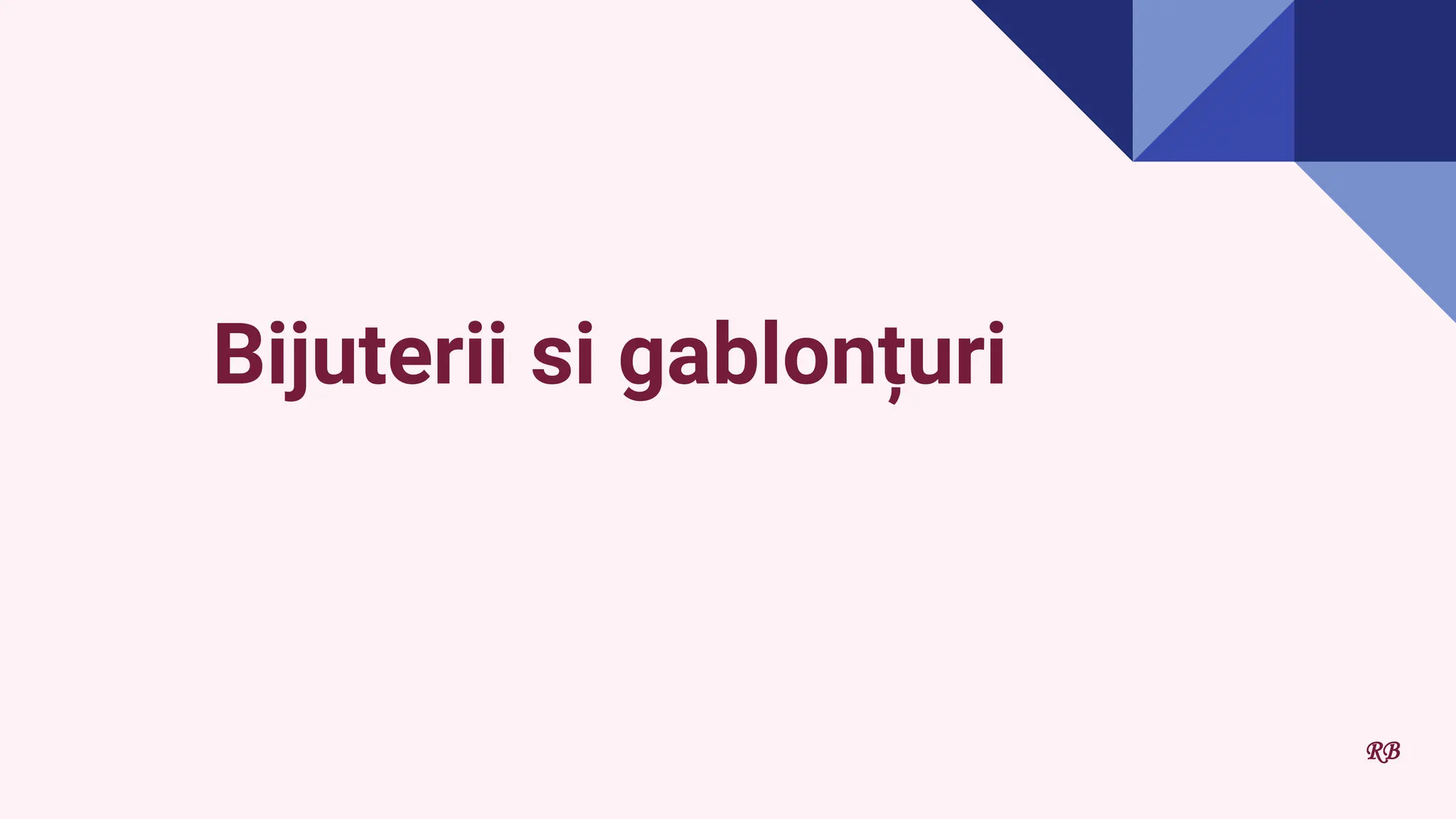 Bijuterii si gablonturi | PPTX