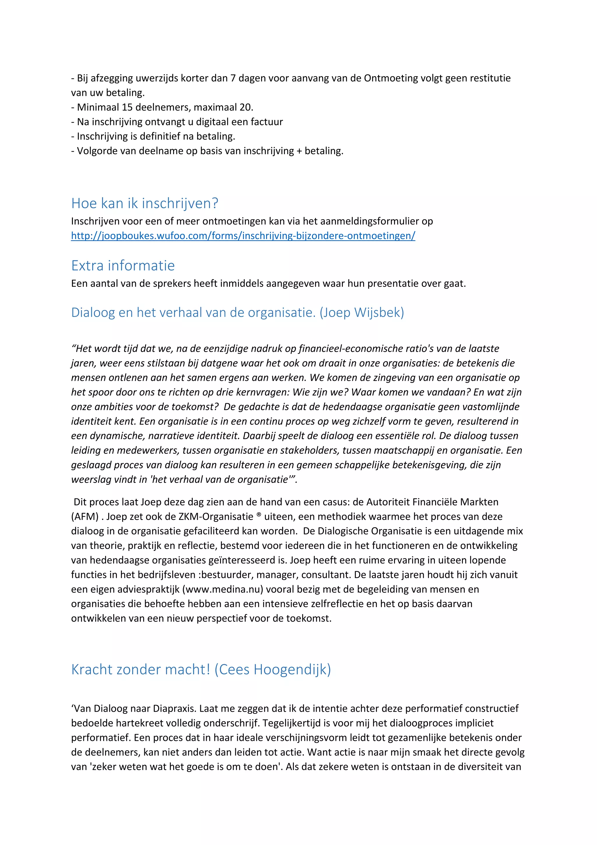 Bijzondere ontmoetingen dialoog | PDF