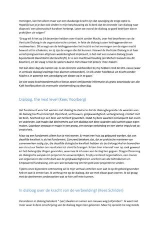 Bijzondere ontmoetingen dialoog | PDF