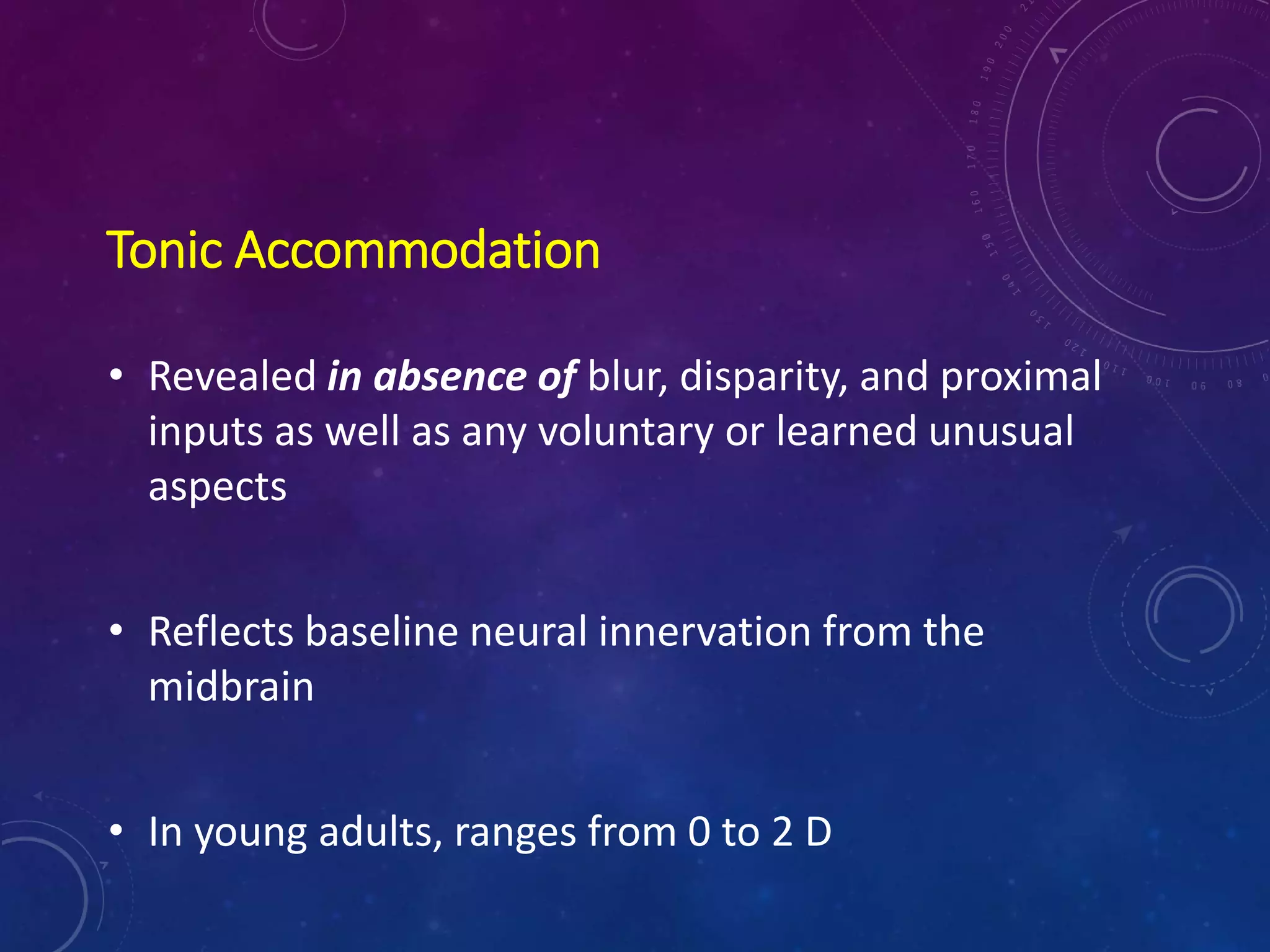 Accommodation/ Accommodation of Eye, Measurement of Accommodation of ...