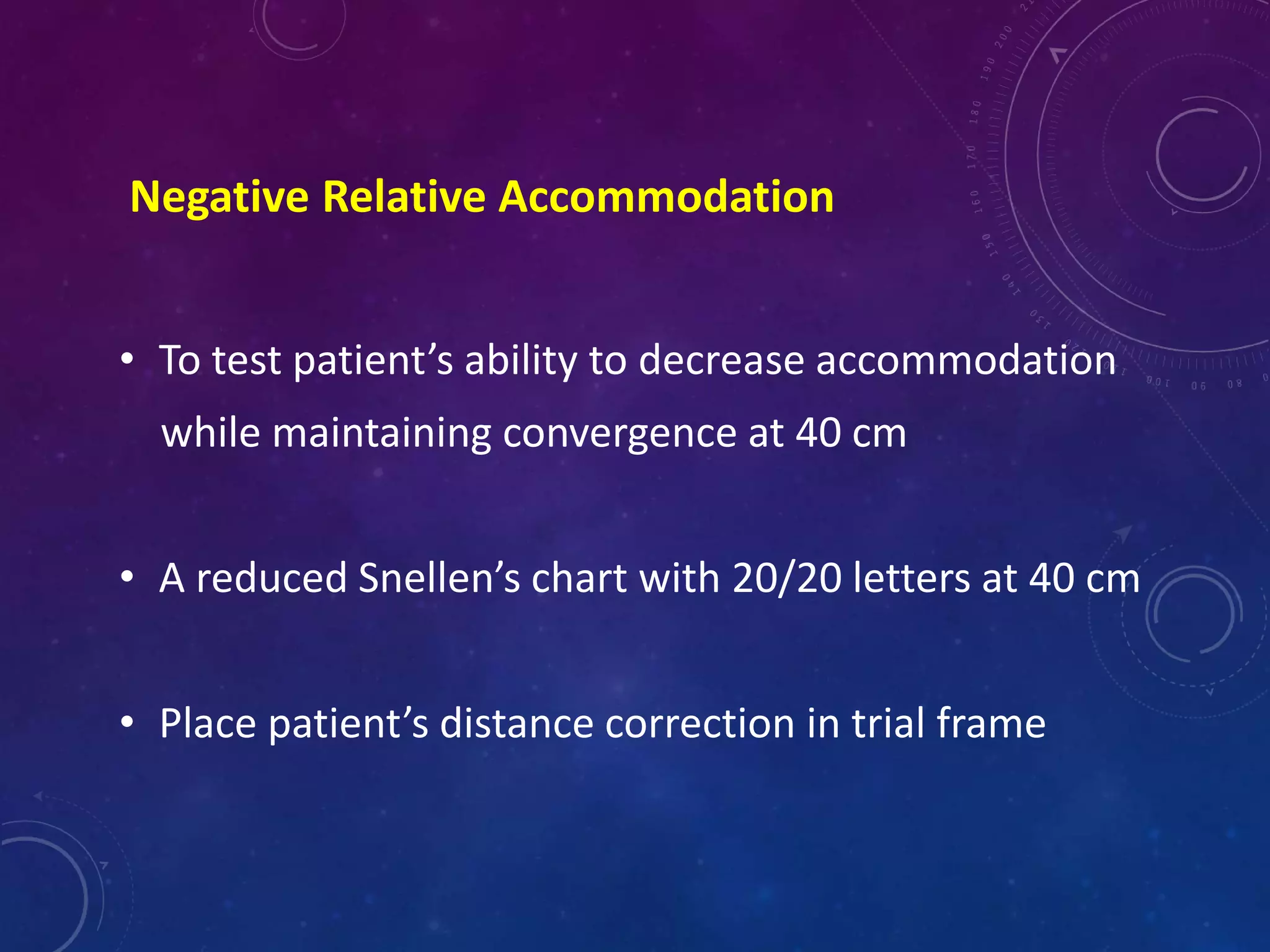 Accommodation/ Accommodation of Eye, Measurement of Accommodation of ...