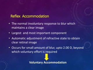 Accommodation/ Accommodation of Eye, Measurement of Accommodation of ...