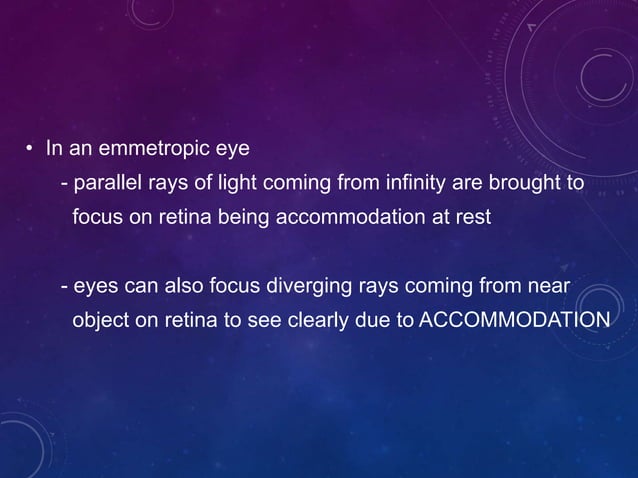 Accommodation/ Accommodation of Eye, Measurement of Accommodation of ...