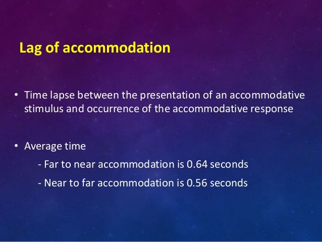Accommodation/ Accommodation of Eye