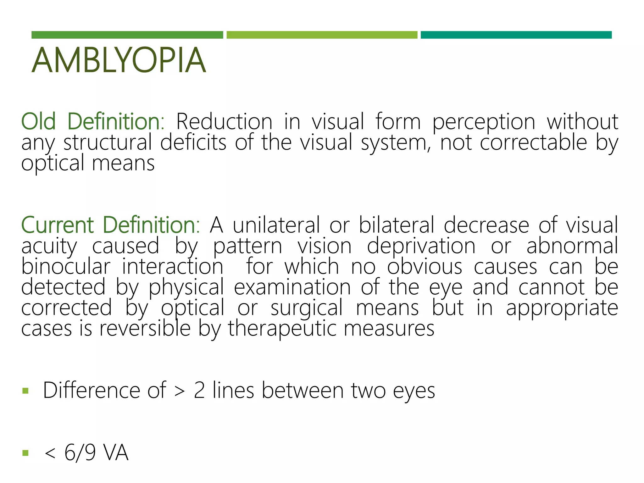 Current Trend in Management of Amblyopia (Amblyopia Therapy)/ Amblyopia Treatment (healthkura ...