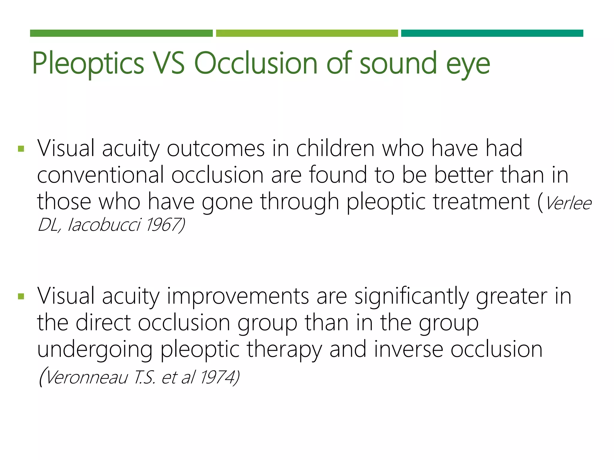 Current Trend in Management of Amblyopia (Amblyopia Therapy)/ Amblyopia ...