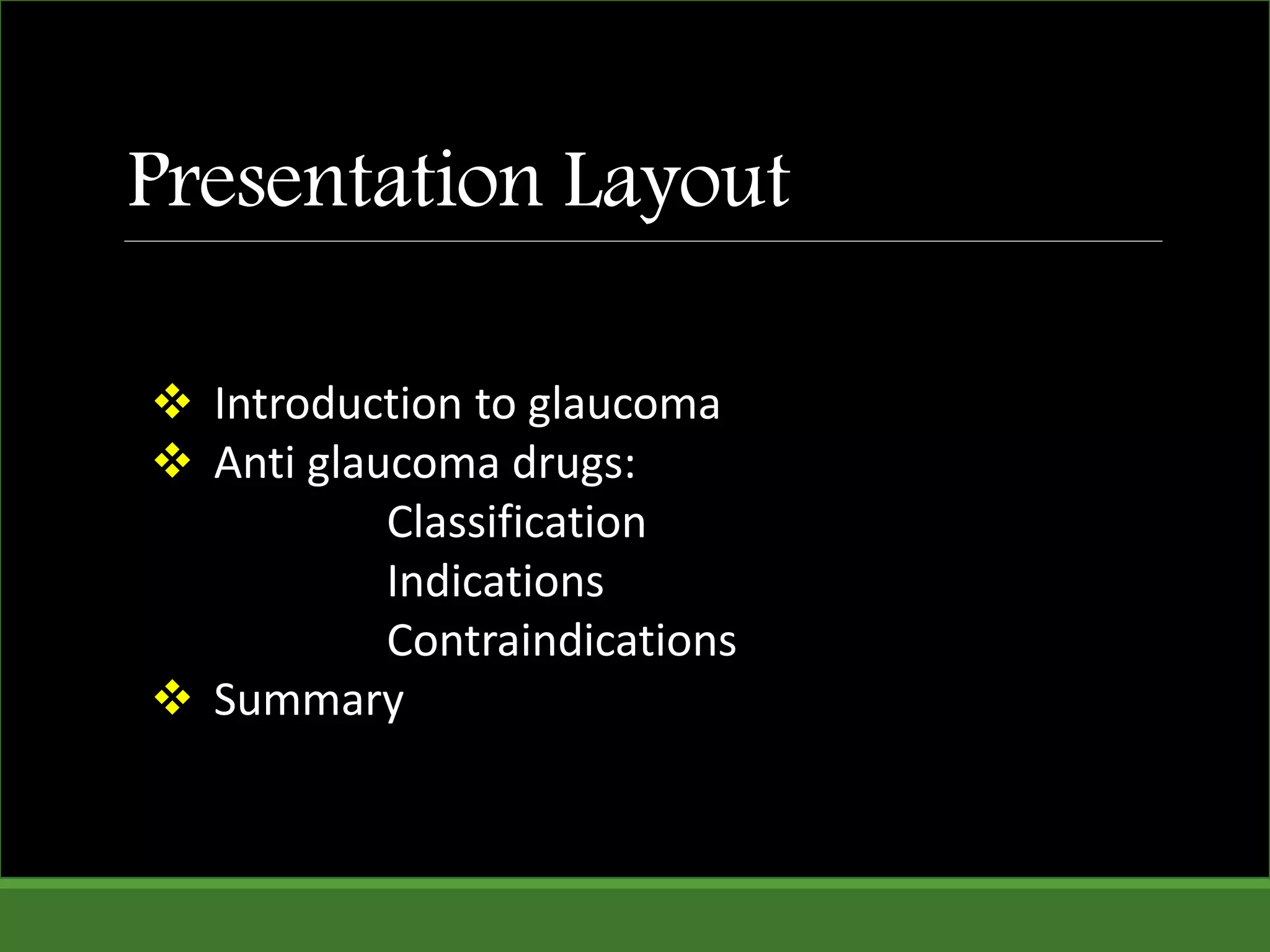 Anti-glaucoma Drugs /Anti glaucoma eye drops/ Glaucoma Medications ...