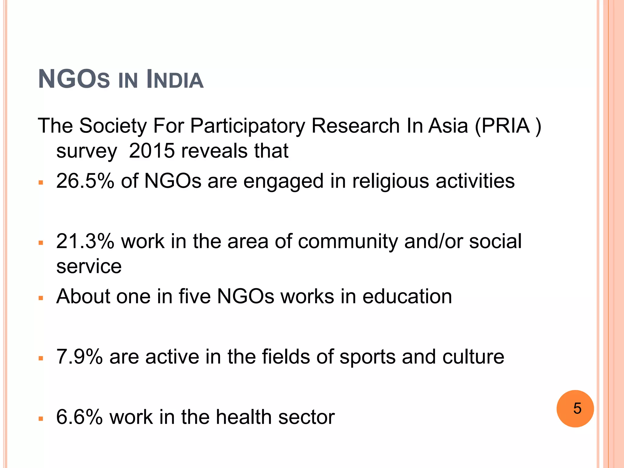 Role of NGO's in health service delivery | PPTX