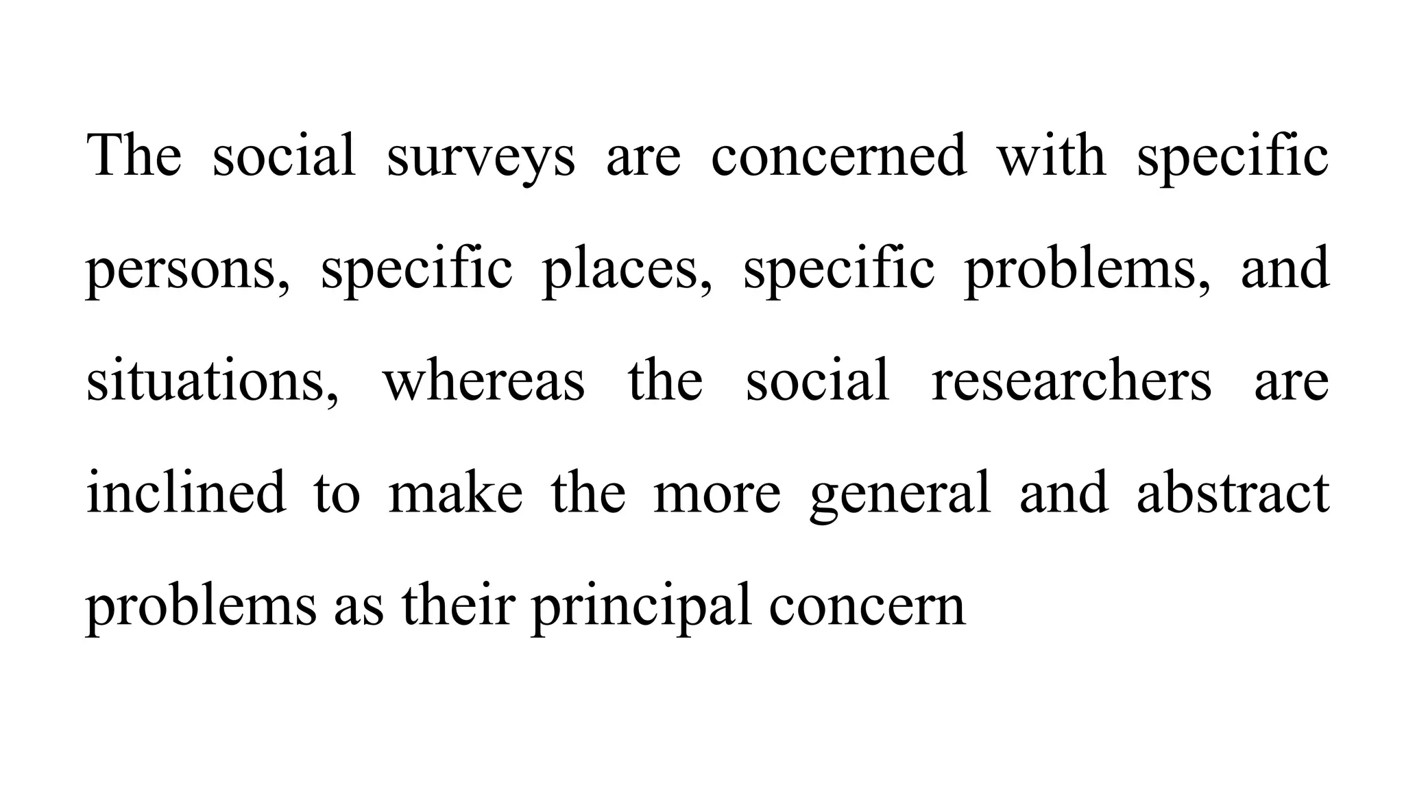 Social Survey Methods | PPTX