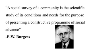 Social Survey Methods | PPTX
