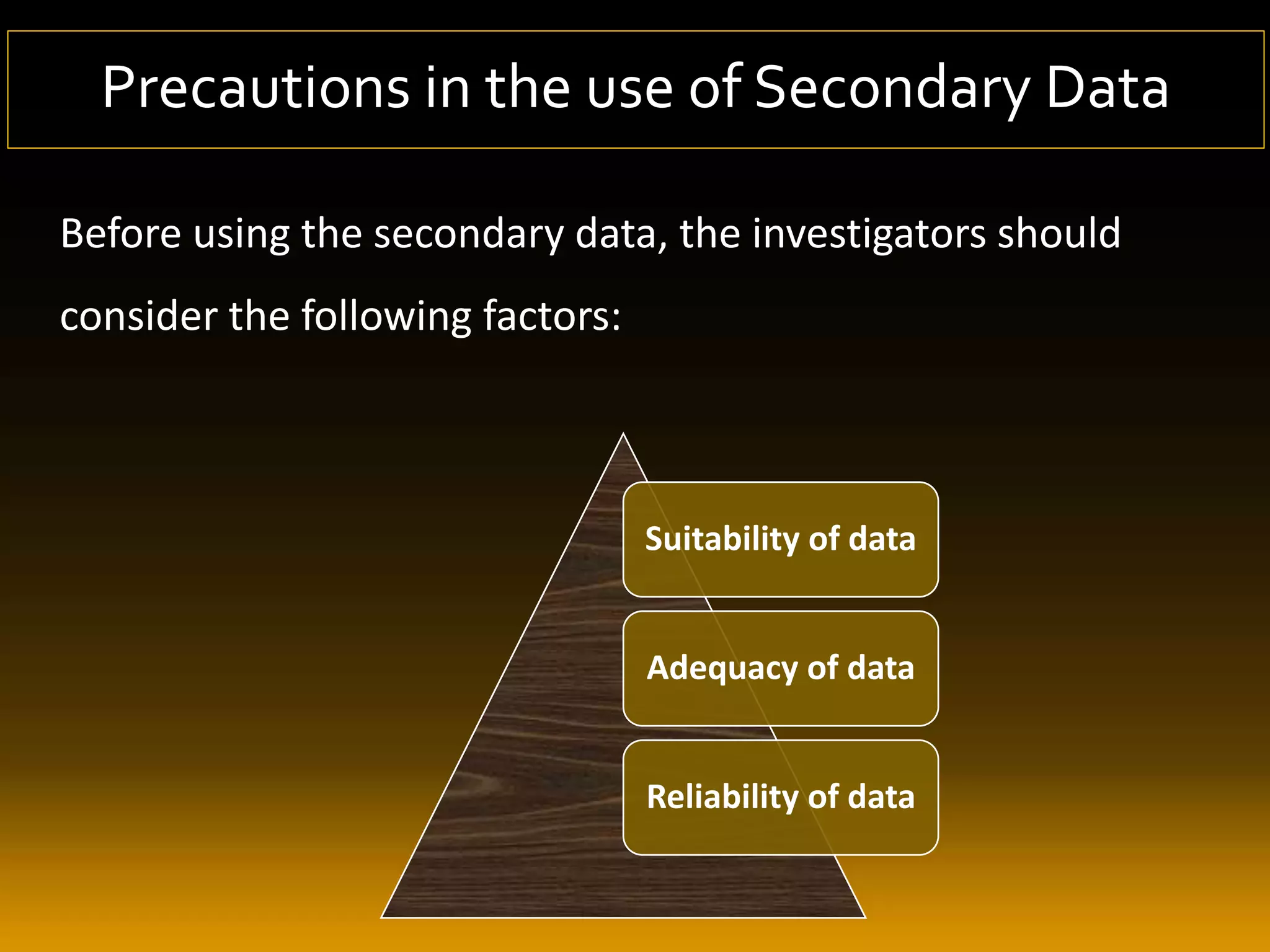 Data Collection (Methods/ Tools/ Techniques), Primary & Secondary Data ...
