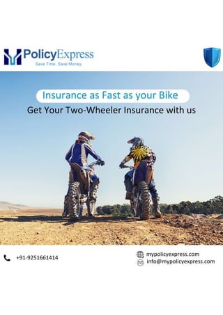 Buy Two Wheeler Insurance at Best Price in India | MyPolicyExpess | PDF