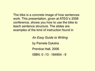Sentence Bikes Part I | PPTX