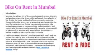 Bike On Rent in Mumbai..............pptx