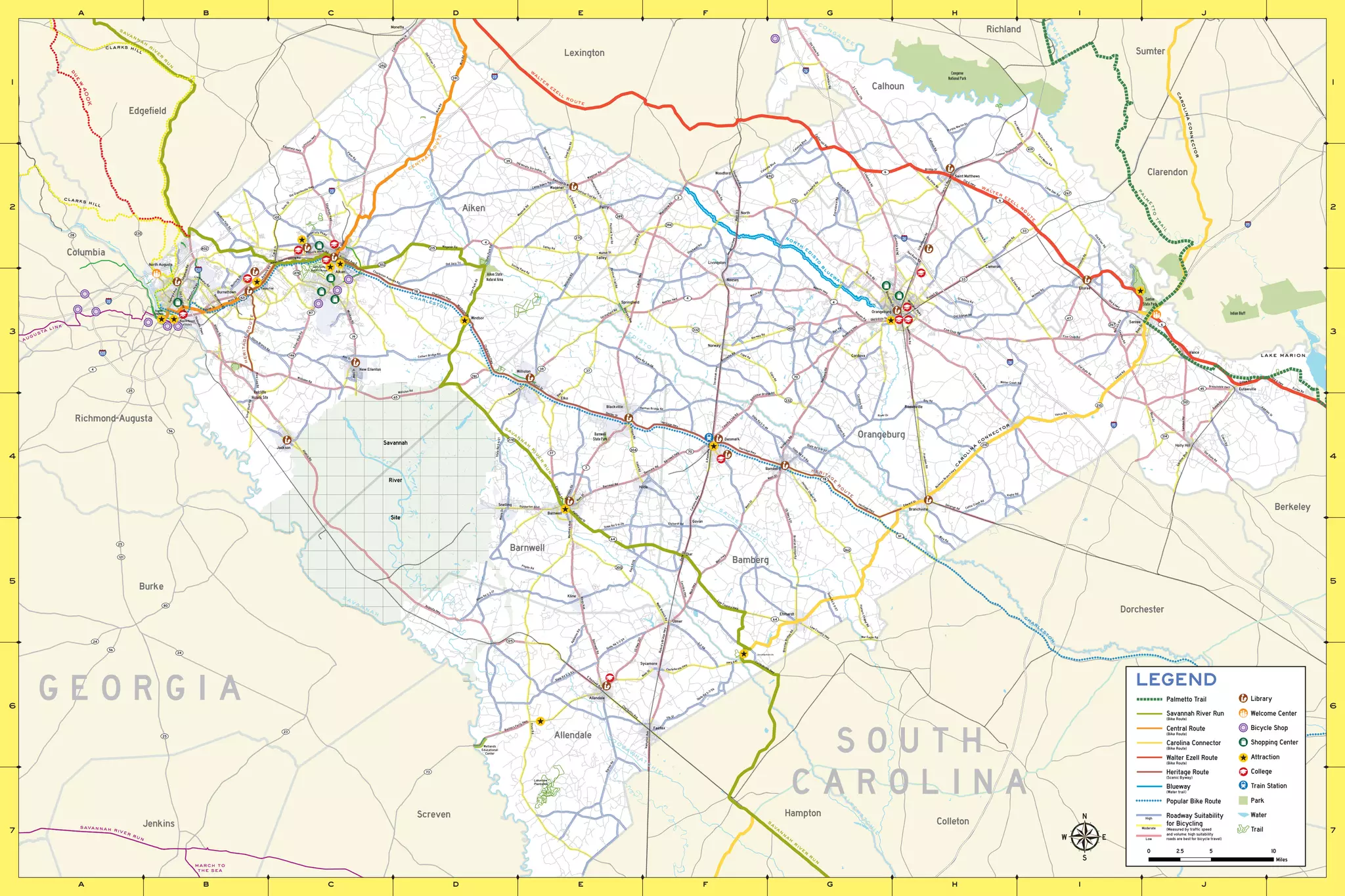 LSCOG Bike Pedestrian Regional Plan Map | PDF