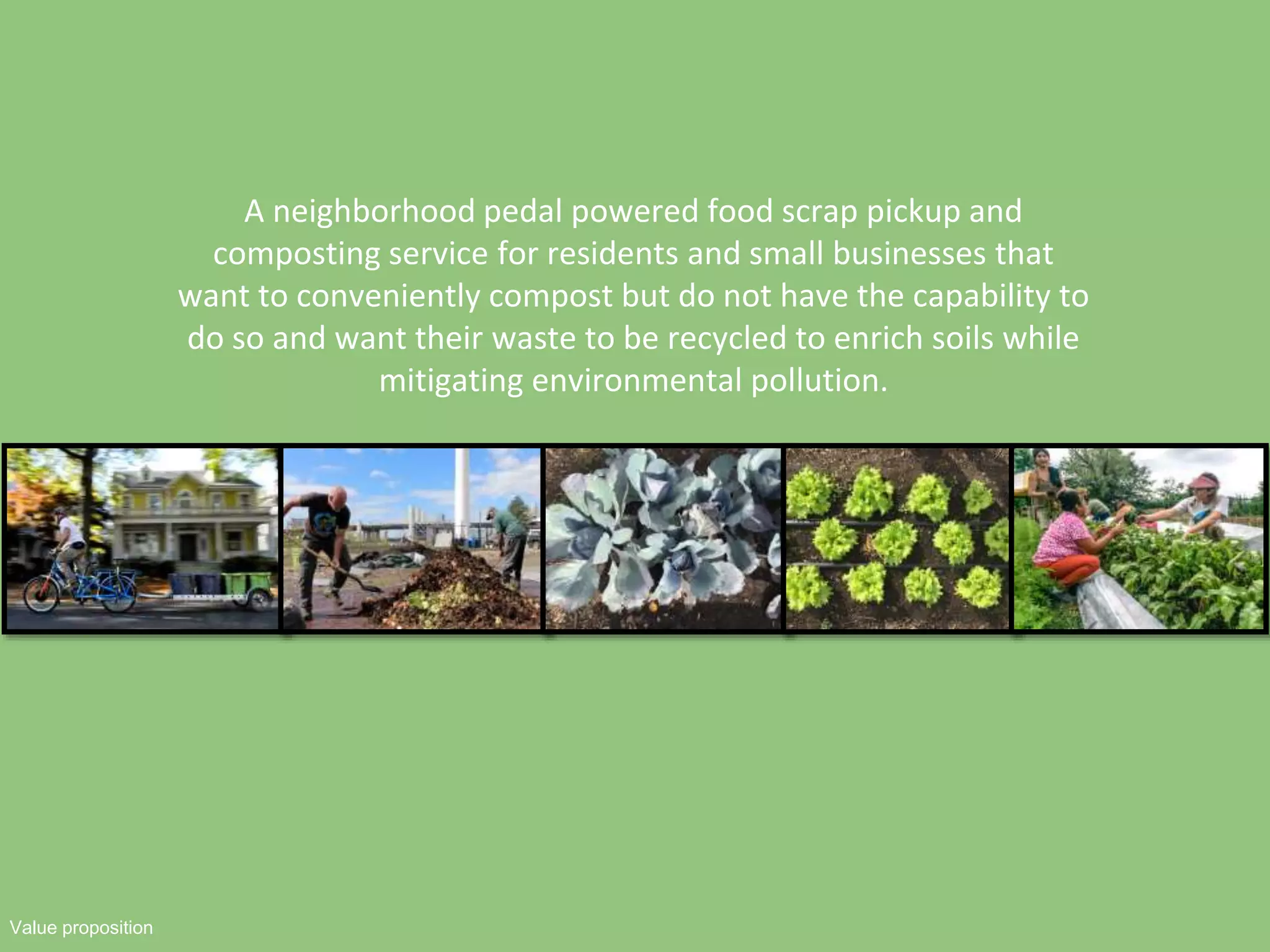 Bike-Powered Collection: Peels & Wheels Composting | PPT