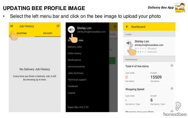 Biker 5. Introduction to Delivery Bee Application