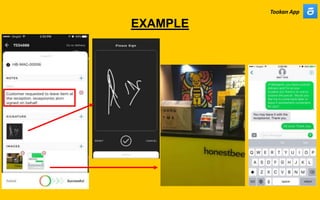 Biker 8. Introduction to Tookan Agent App | PPTX