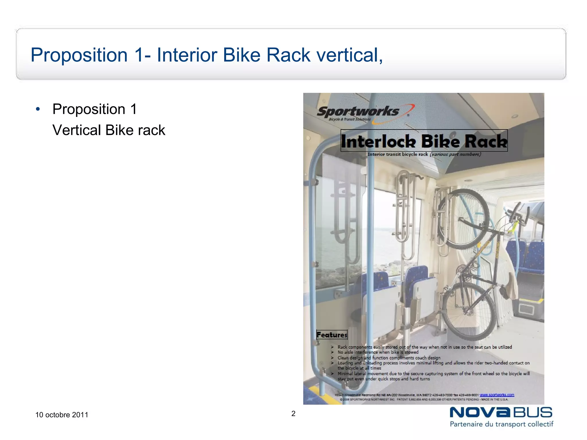Bike rack space study community discussion | PPT