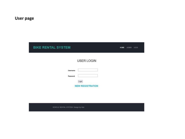 BIKE RENTAL SYSTEM.pptx | Databases | Computer Software and Applications