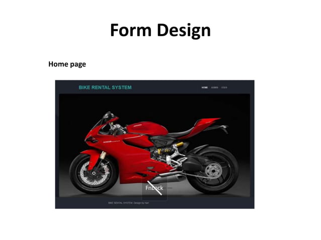 BIKE RENTAL SYSTEM.pptx | Databases | Computer Software and Applications