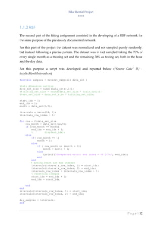 Intelligent Systems Project: Bike sharing service modeling | PDF