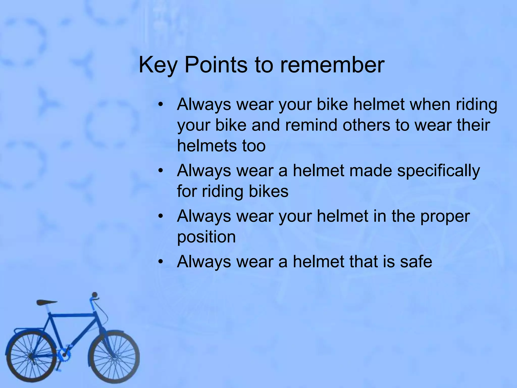 Bike safety 101 | PPTX