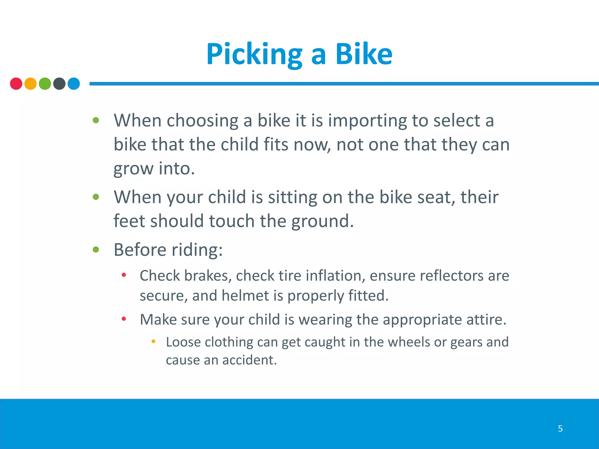 Bike Safety Presentation | PPTX