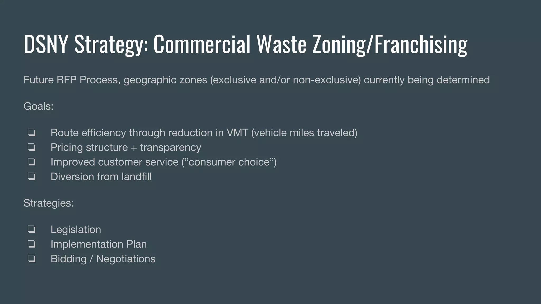 NYC: Micro Hauling & Commercial Waste | PDF