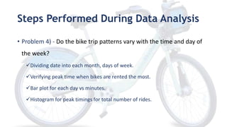 Bike sharing analysis san francisco | PPTX