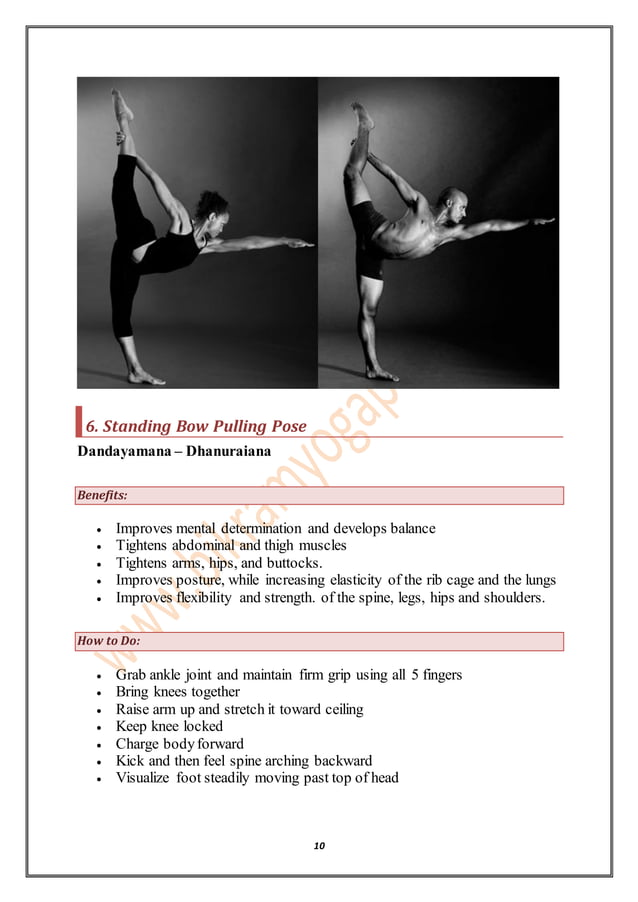 Get Detailed Guide of 26 Bikram yoga Poses & Benefits | PDF