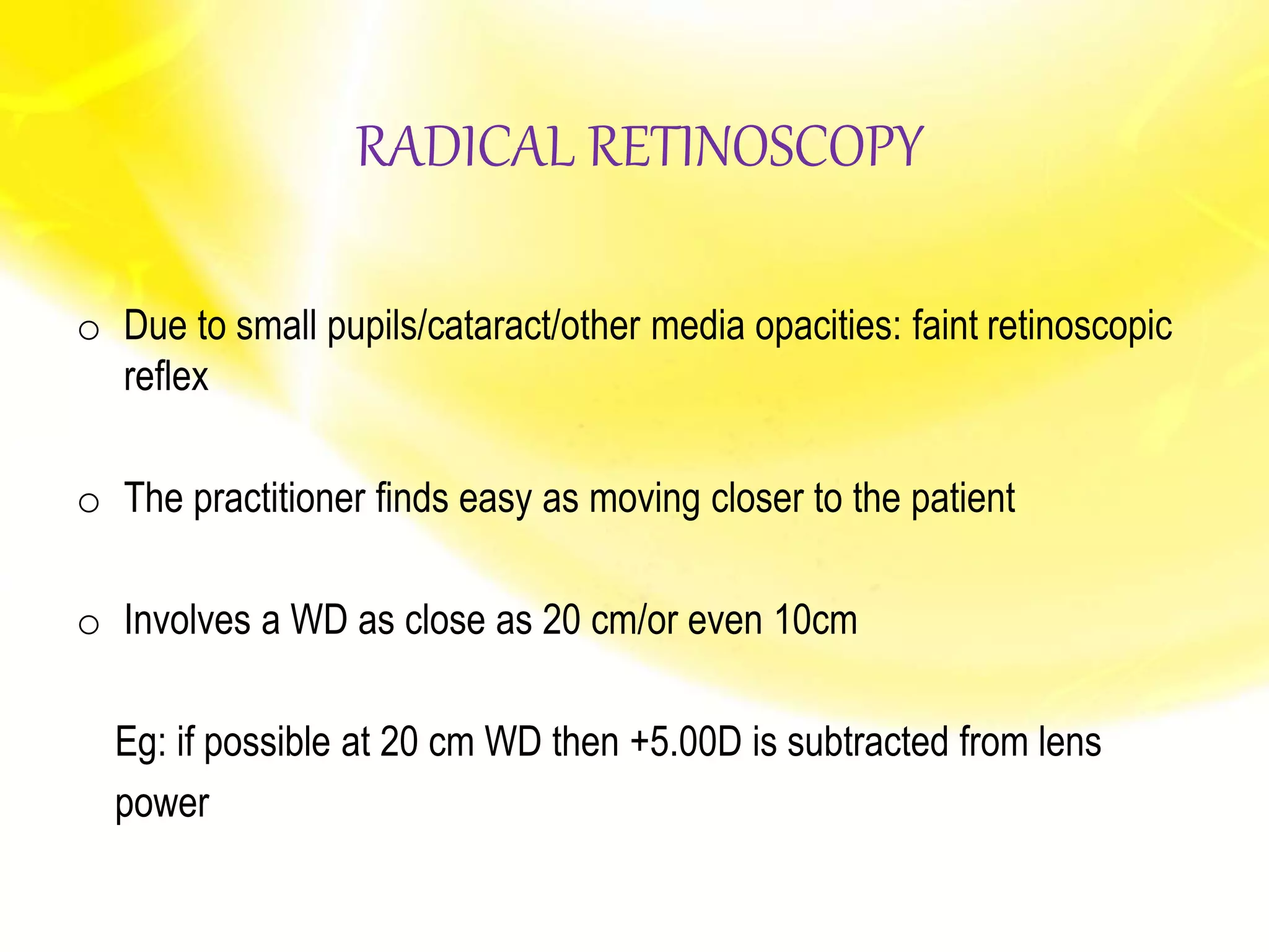 Retinoscopy/ Objective Refraction / Retinoscopy of eye (Principle ...