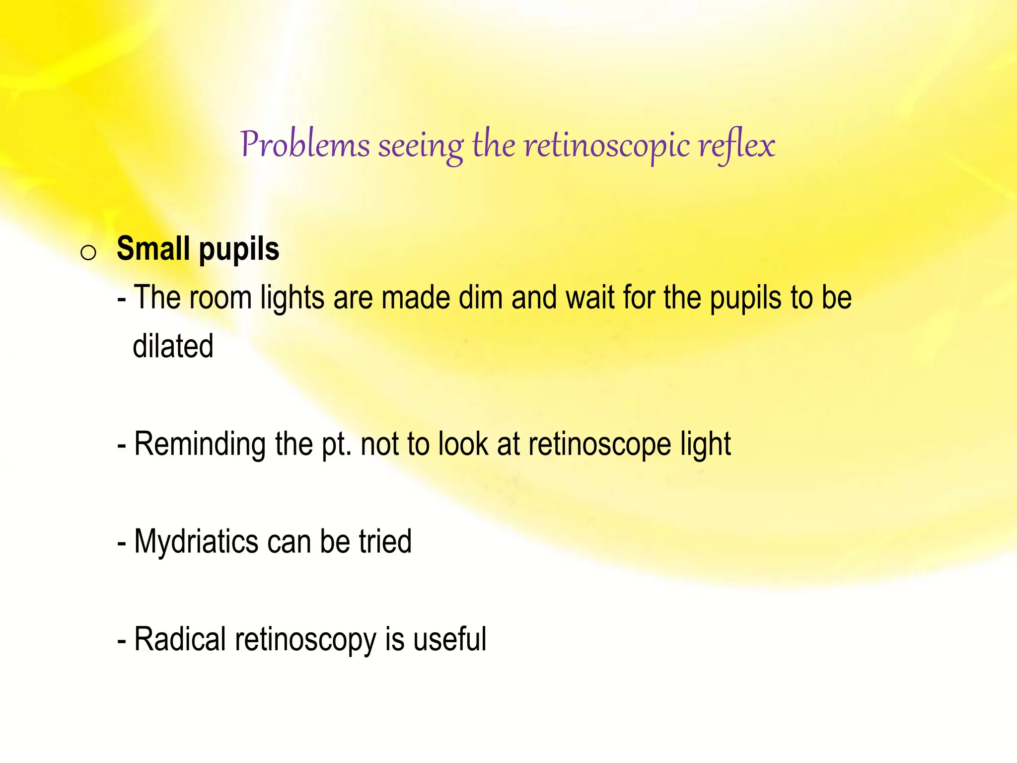 Retinoscopy/ Objective Refraction / Retinoscopy of eye (Principle ...