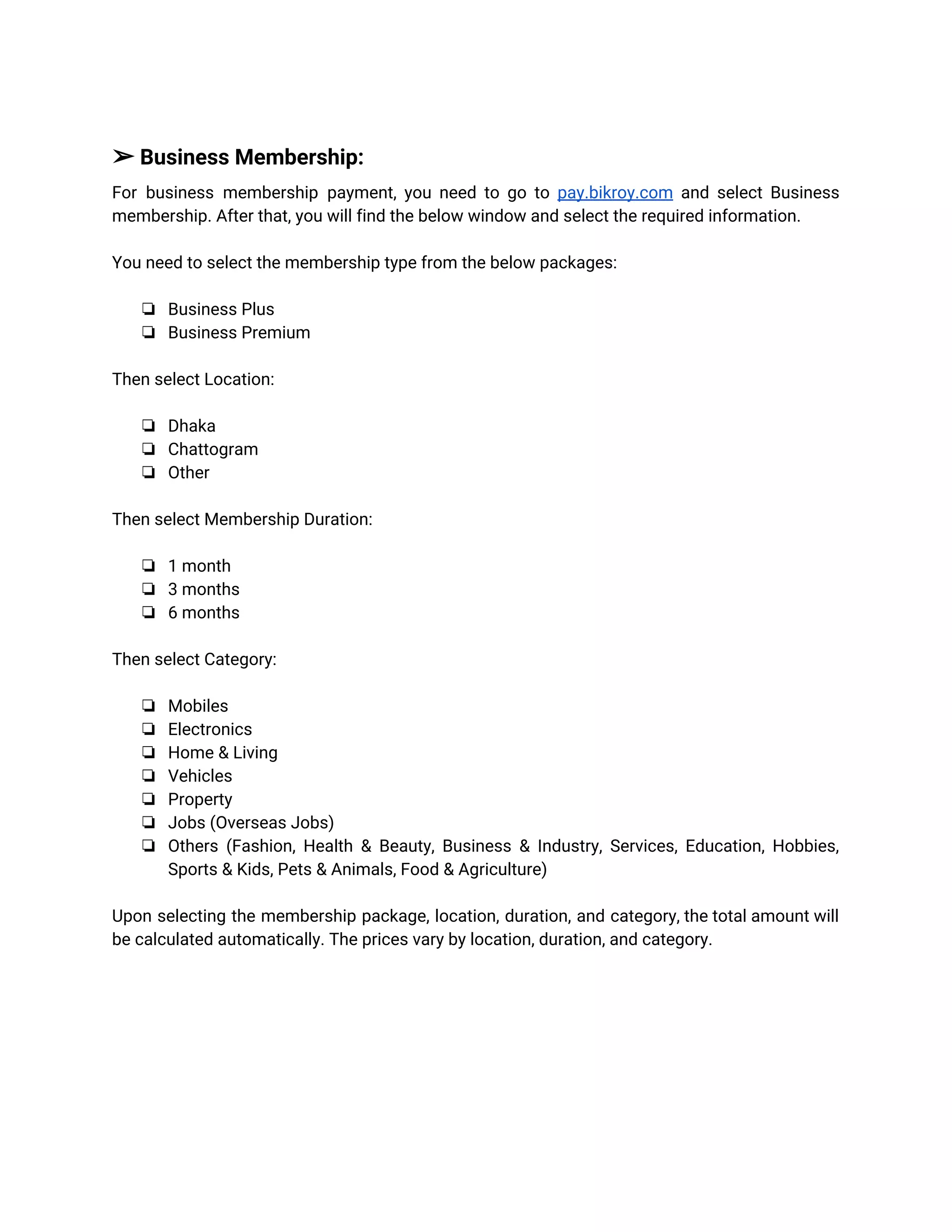 Introducing Bikroy's Payment Procedure | PDF