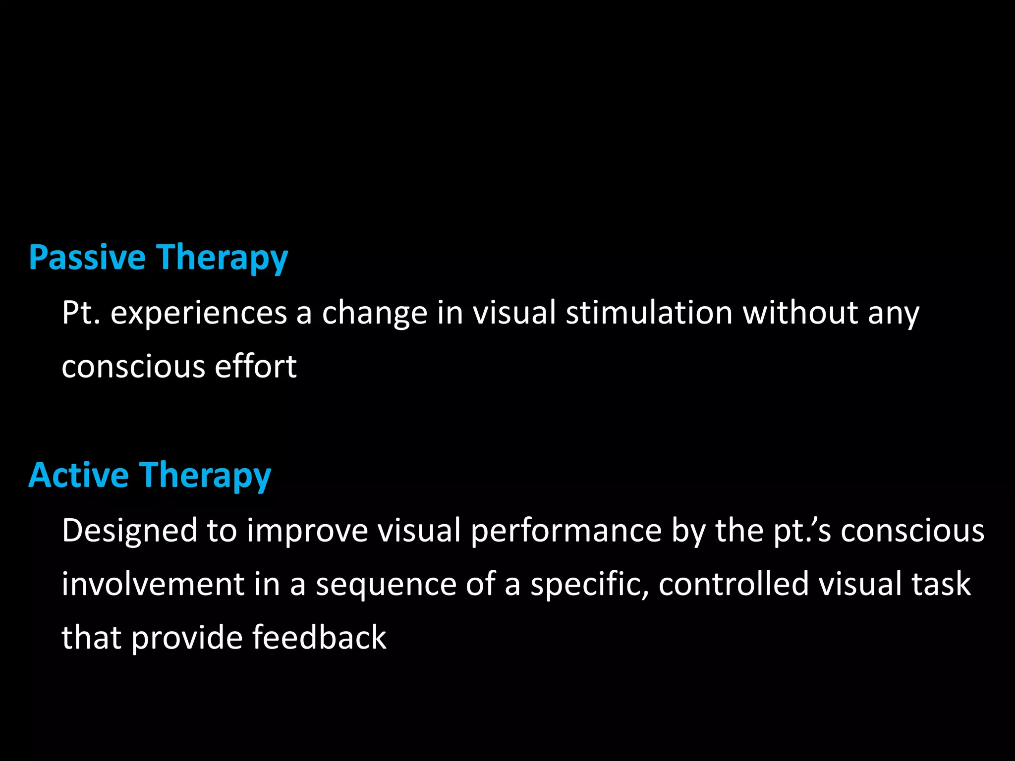 Vision Training/ Vision Therapy (Active/ Passive Vision Therapy ...