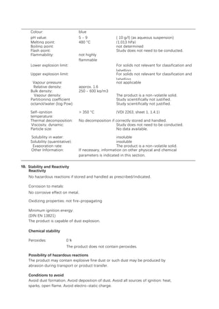 Pigment blue 15:0 phthalo blue 15:0 147-14-8 material safety data sheet ...
