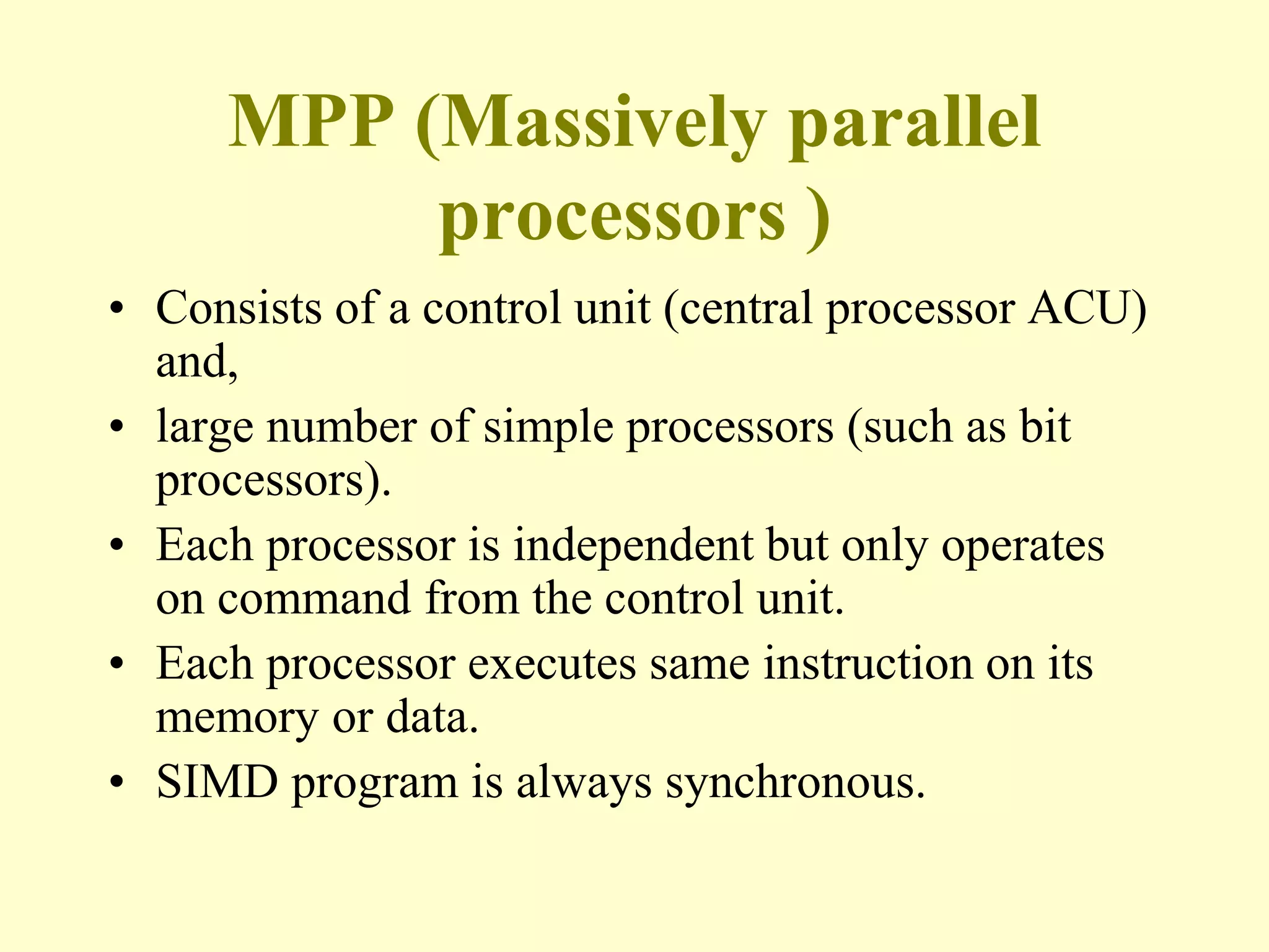 BIL406-Chapter-2-Classifications of Parallel Systems.ppt | Computing | Technology & Computing
