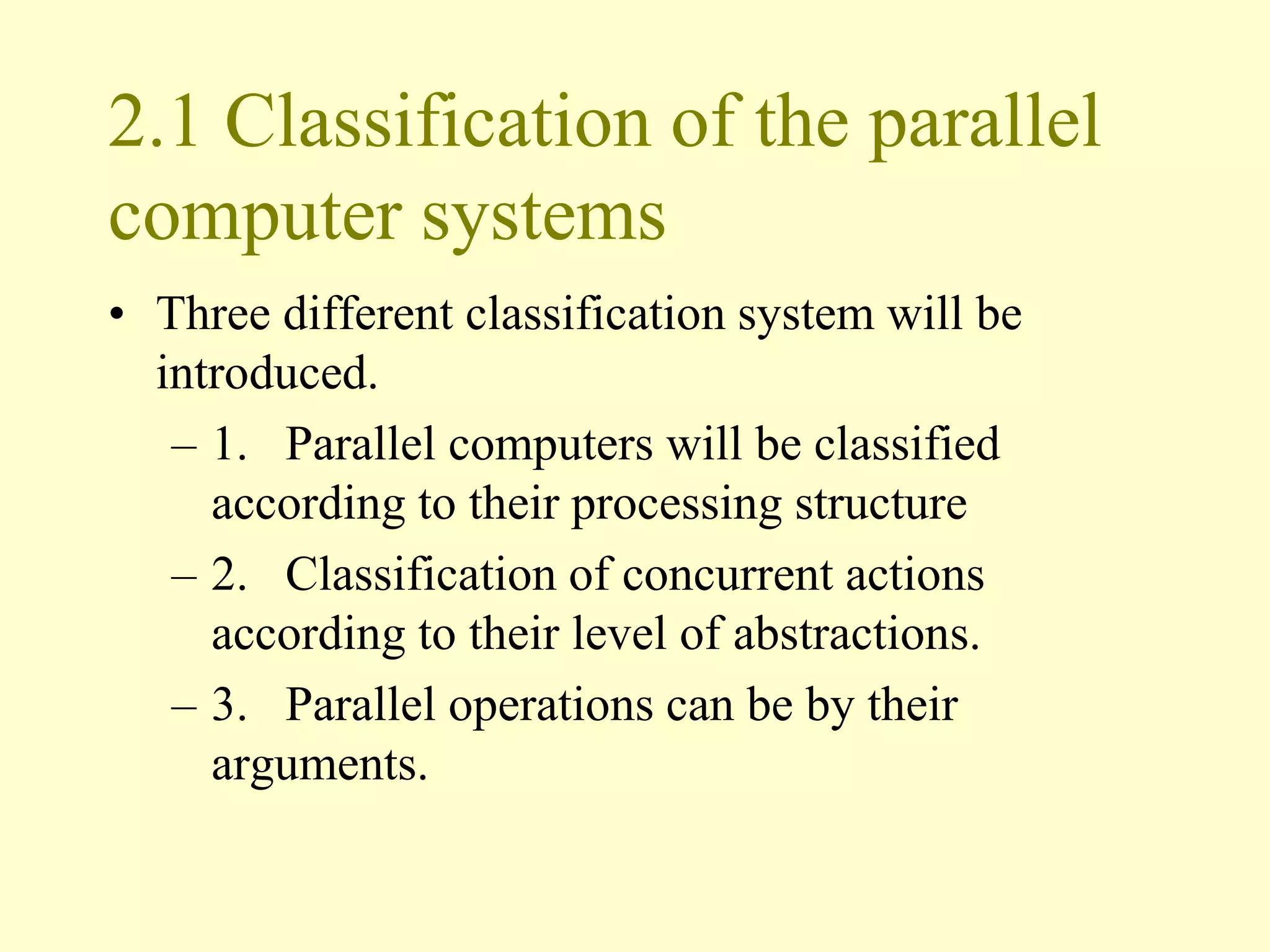 BIL406-Chapter-2-Classifications of Parallel Systems.ppt